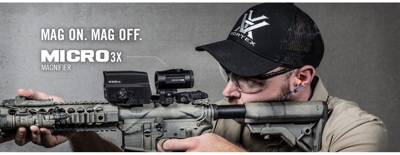 Vortex Optics Vortex Micro 3X Magnifier - Rifleman Firearms