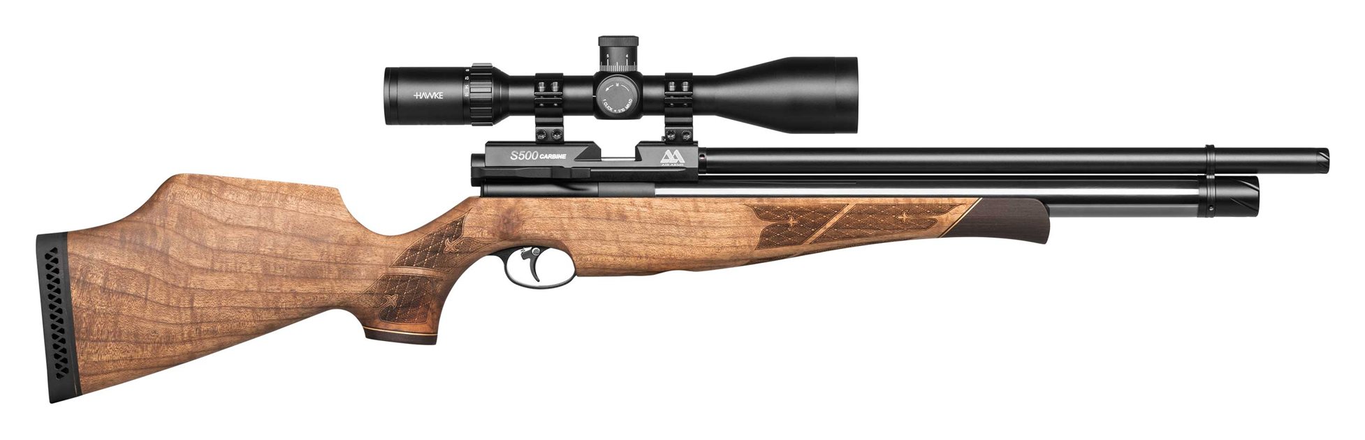 Air Arms S500 Carbine Walnut PCP Air Rifle - Rifleman Firearms