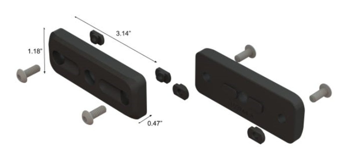 MDT M-LOK Exterior Forend Weights .78Ibs (2 Pack) - Rifleman Firearms