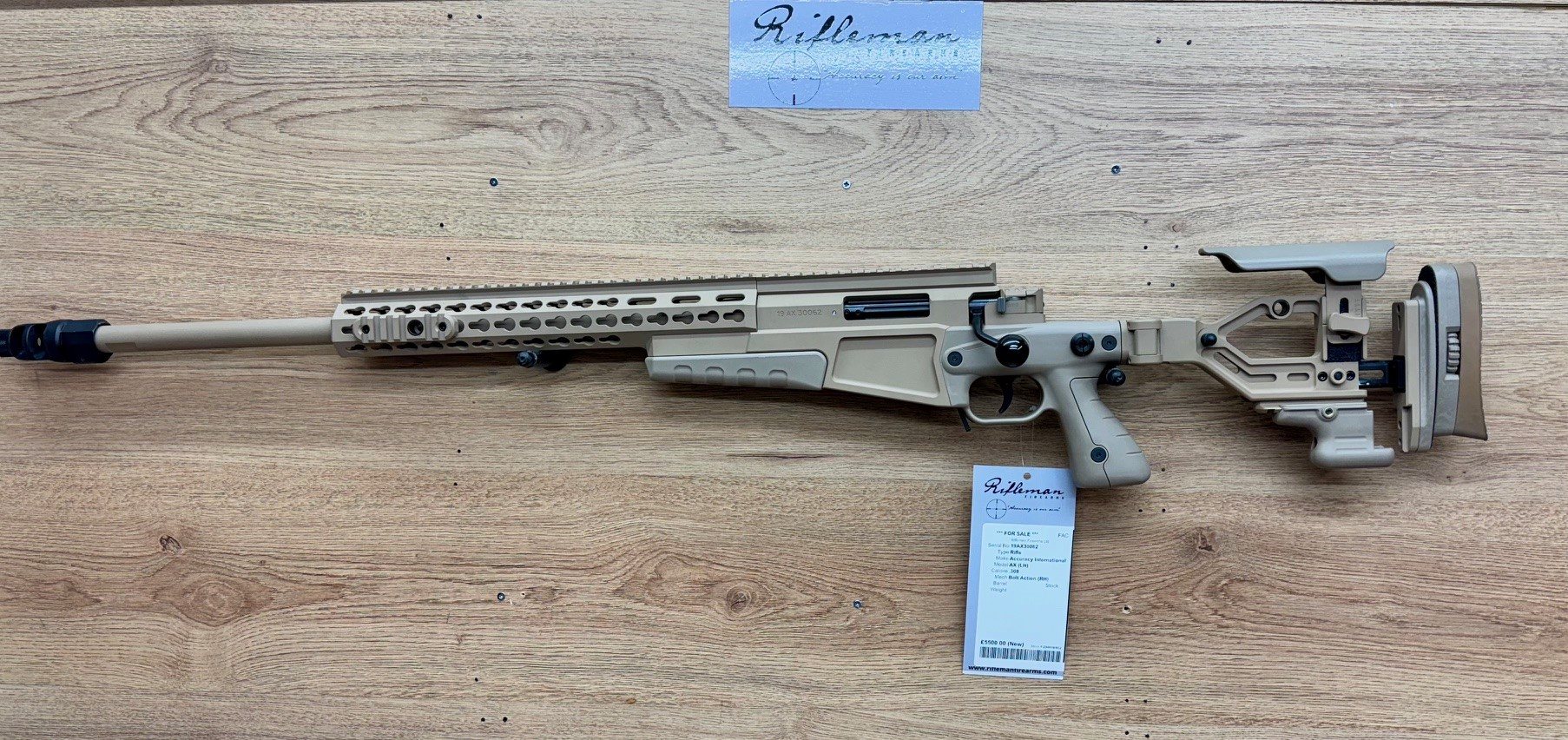 Accuracy International AX Rifle Left Handed - Rifleman Firearms