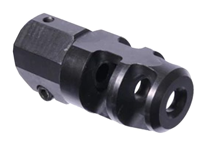 AI Std Double Chamber Muzzle Brake .30/.338 Cal - Rifleman Firearms