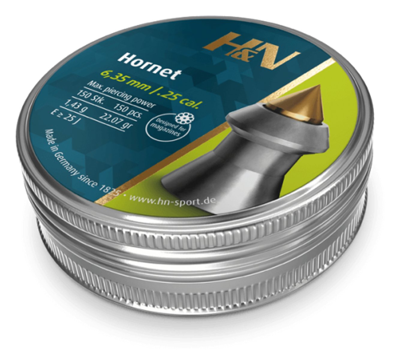 H&N Hornet Air Rifle Pellets .25 - Rifleman Firearms