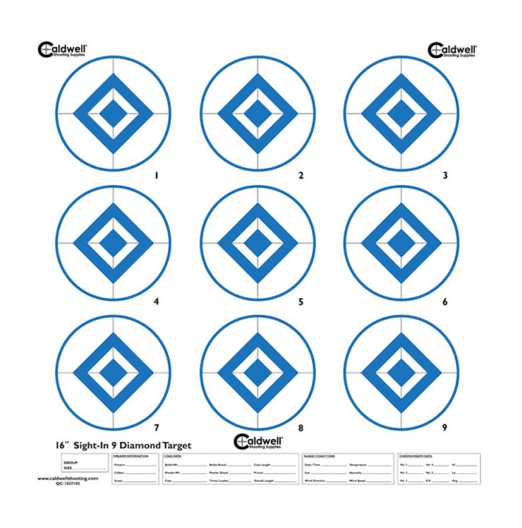 Caldwell High Contrast Paper Targets - Rifleman Firearms
