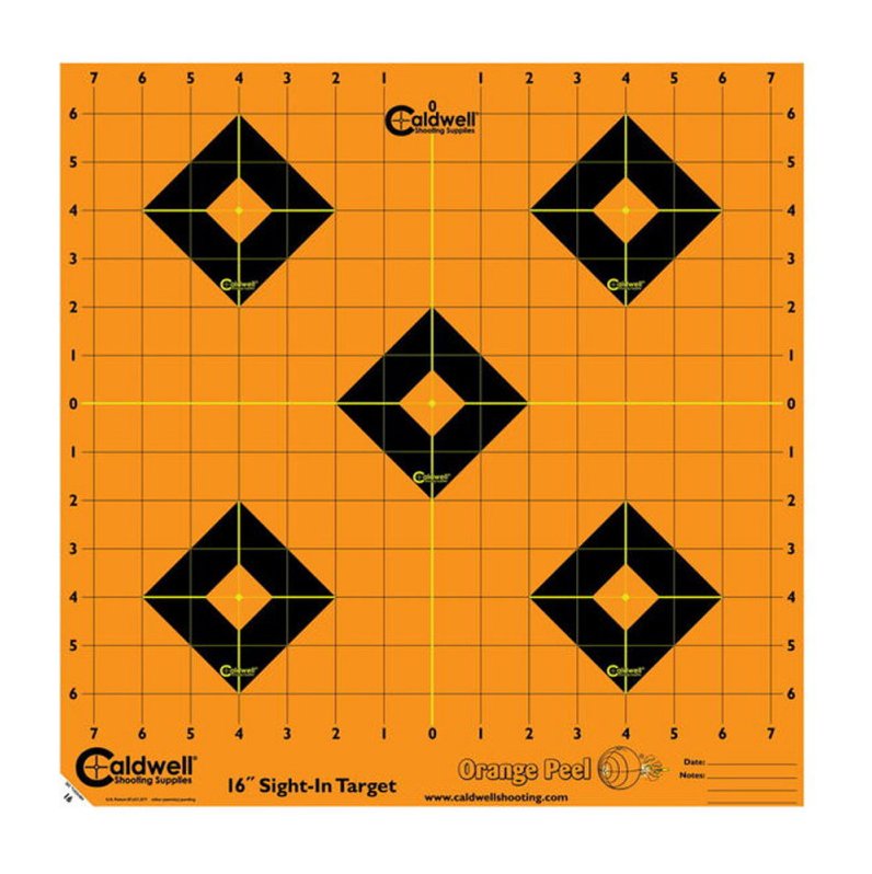 Caldwell Orange Peel Sight-In Shooting Targets - Rifleman Firearms