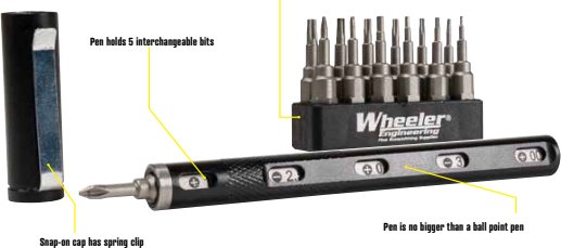 Wheeler Micro Multi-Driver Tool Pen - Rifleman Firearms