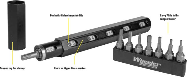 Wheeler Multi-Driver Tool Pen - Rifleman Firearms