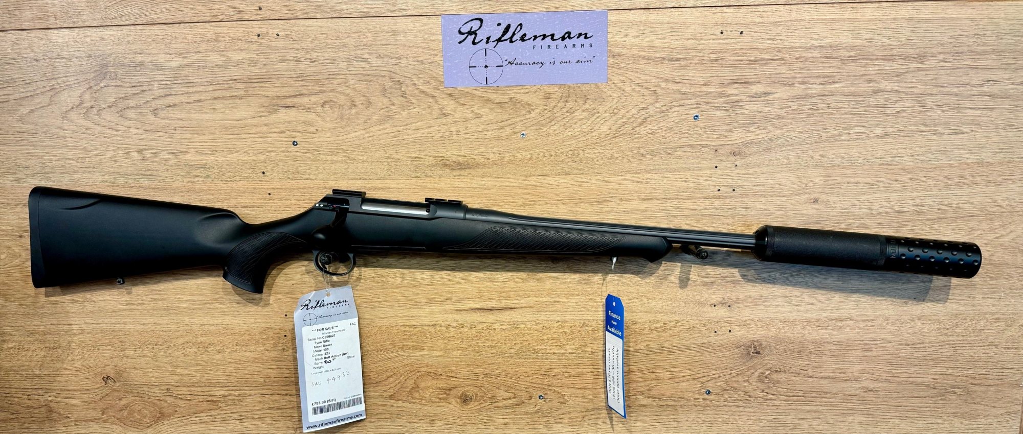 S/H Sauer 100 .223 bolt action rifle - Rifleman Firearms