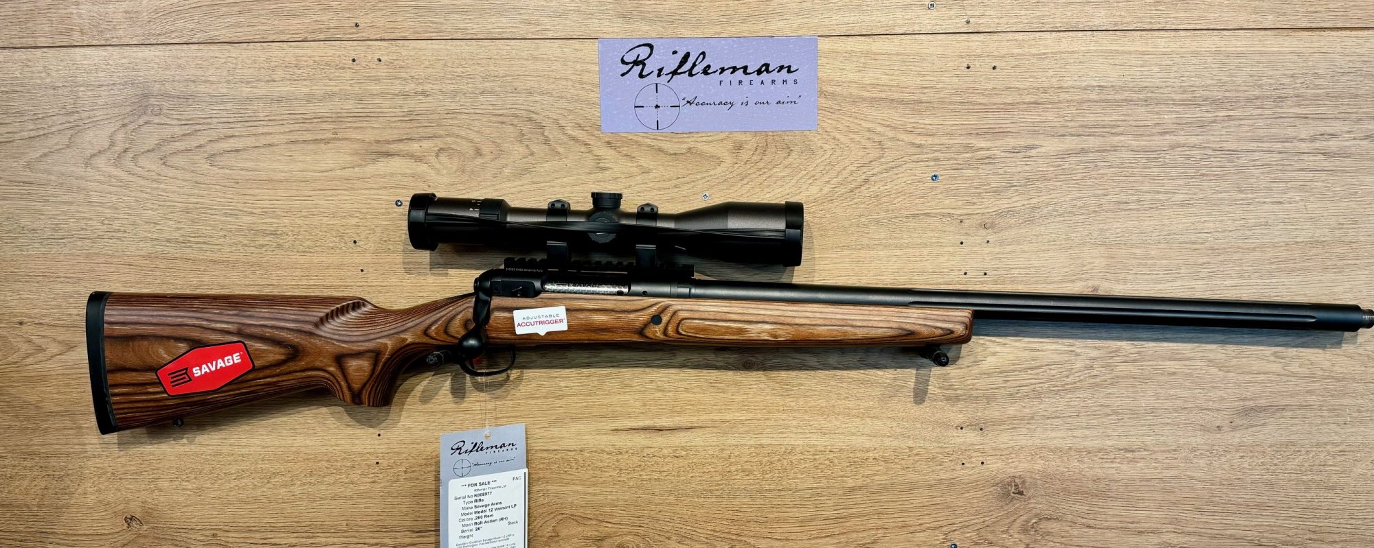 S/H Savage Model 12 Varmint LP .260 REM - Rifleman Firearms