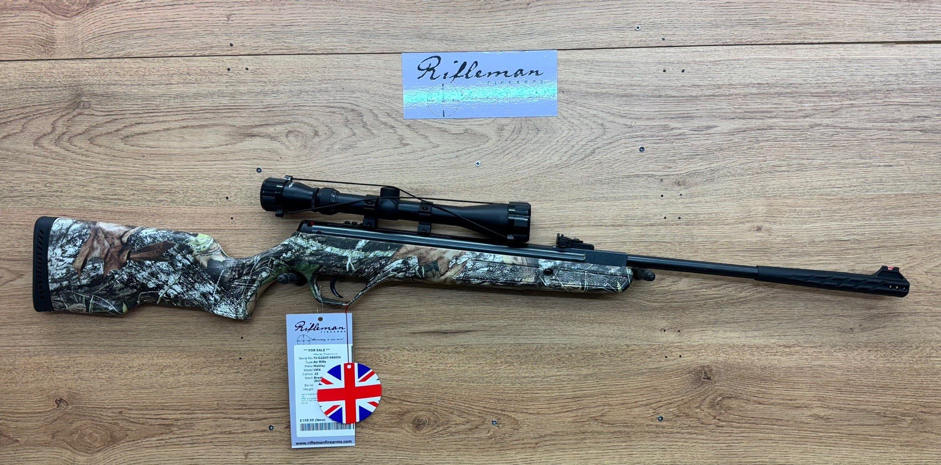 Webley VMX 2.0 Mossy Oak Combo Rifle - Rifleman Firearms