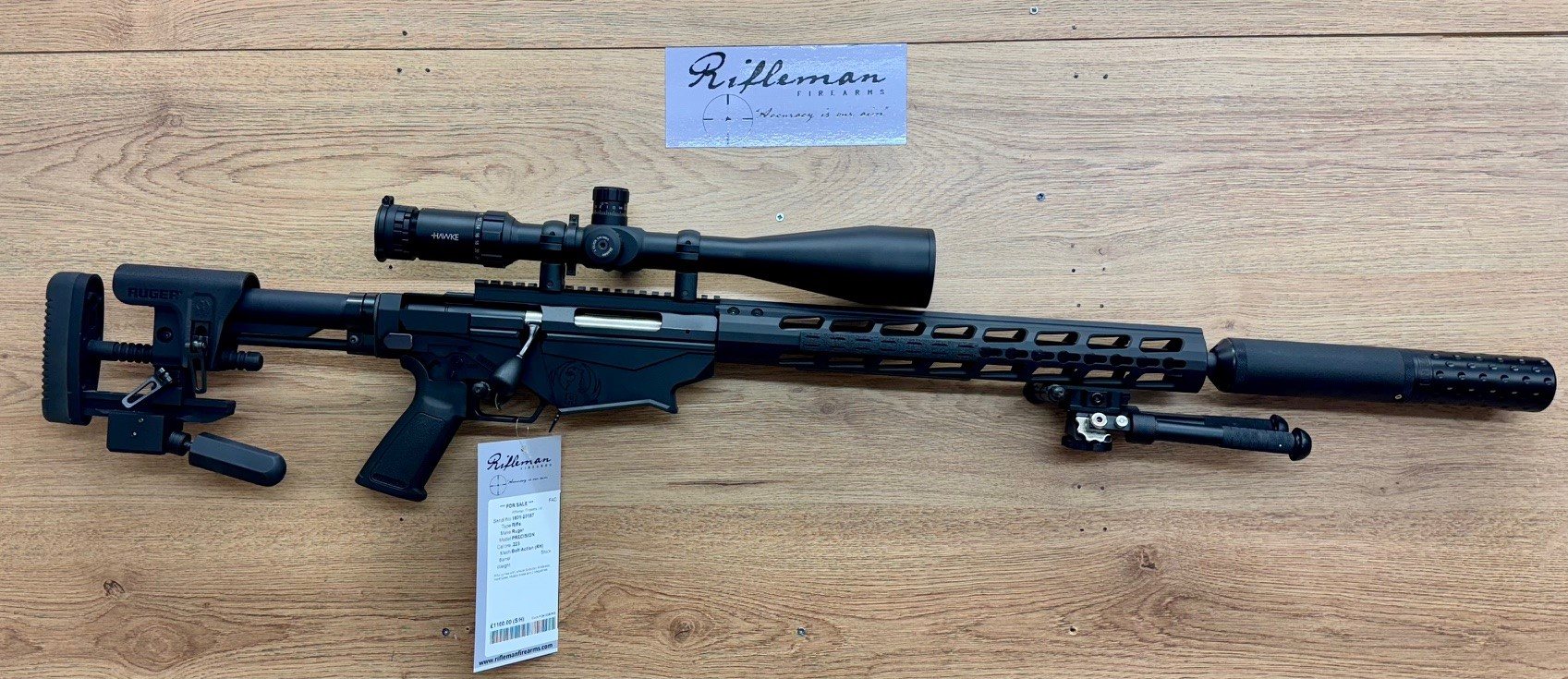 Ruger S/H RUGER PRECISION RIFLE 223 WITH WILDCAT EVO MOD - Rifleman ...