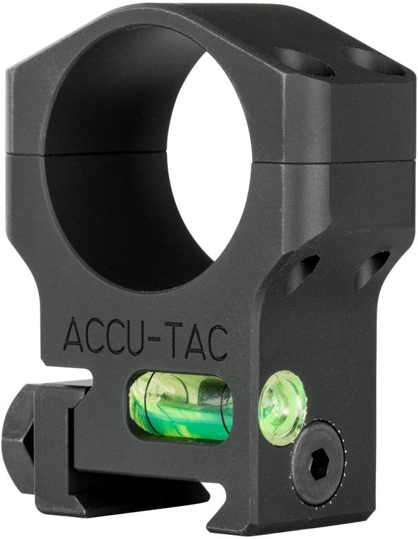 Accu-Tac 34mm Scope Rings with Bubble Level - High - Rifleman Firearms
