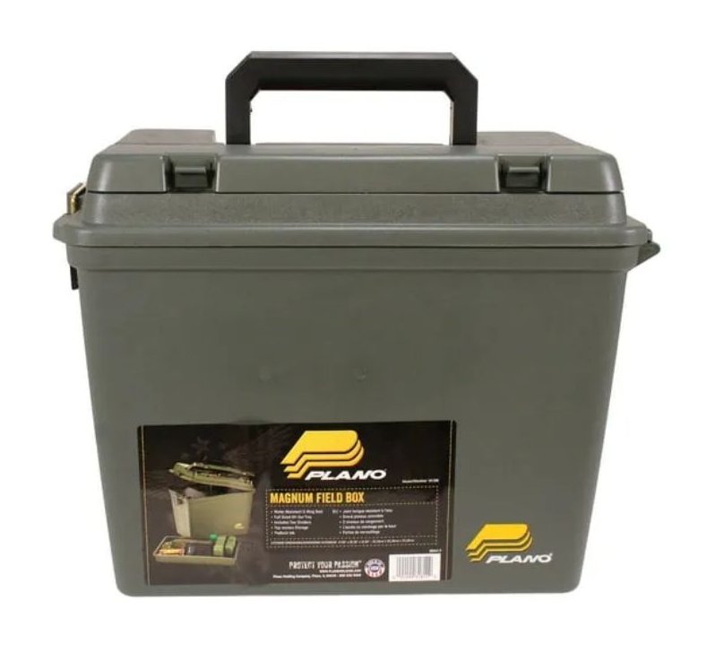 Plano OD Green Field Box With Tray and Dividers - Rifleman Firearms