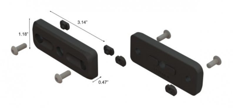 MDT M-LOK Exterior Forend Weights .78Ibs (2 Pack) - Rifleman Firearms