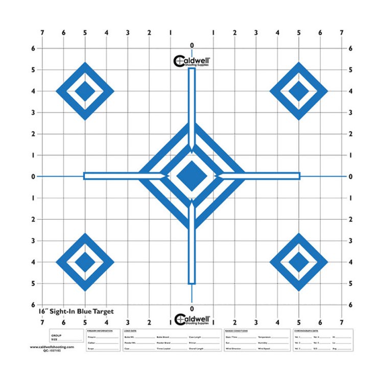 Caldwell High Contrast Paper Targets - Rifleman Firearms